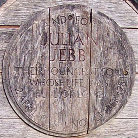 Julian Jebb 1934 1984 Find A Grave Memorial