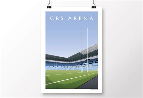 Cbs Arena Wasps Poster Matthew J I Wood Design And Illustration