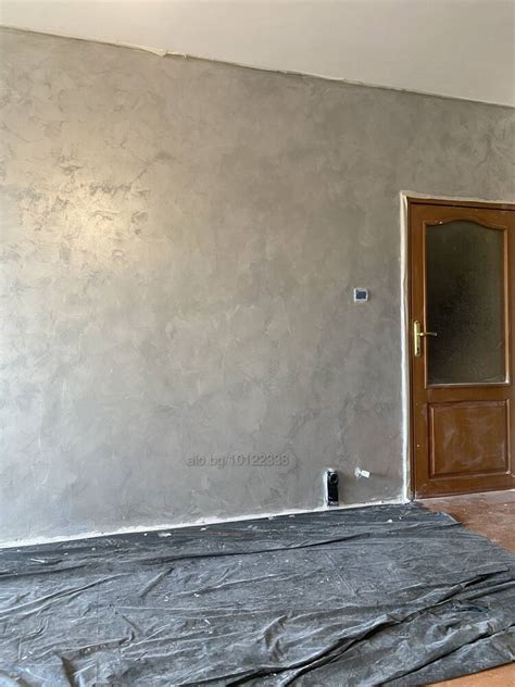 Декоративна мазилка Строителни услуги София Пясъчна декоратвна