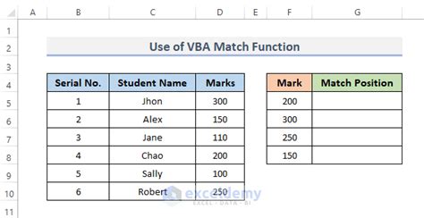 Excel Vba To Match Value In Range 3 Examples Exceldemy