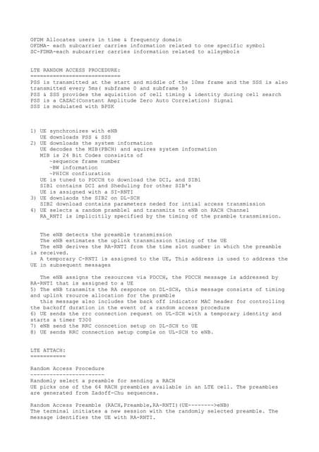 Lte Rach Procedure Pptx