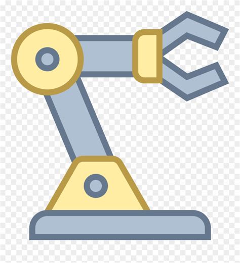Download Vector Robotics Factory Robotic Arm Icon Png Clipart 797595 Pinclipart