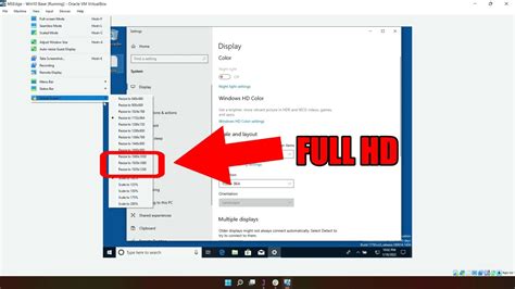 HOW TO CHANGE WINDOWS SCREEN RESOLUTION IN VIRTUALBOX YouTube
