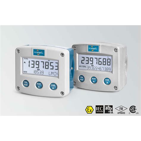 Fluidwell F Series F Intrinsically Safe Flow Rate Indicator Totalizer Marktechnical