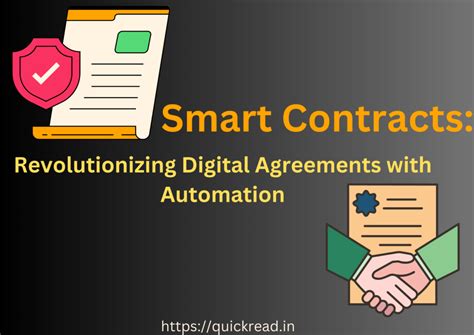 Smart Contracts Revolutionizing Digital Agreements With Automation