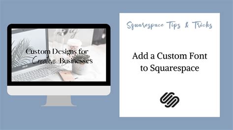 add a custom font in squarespace rebecca grace