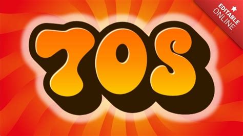 70s Retro Font Text Effect Generator