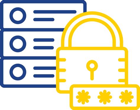 Secure Database Line Two Colour Icon Design 43679027 Vector Art At Vecteezy