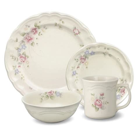 Tea Rose Dinnerware Set Dinnerware Set Green Dinnerware Set Dinnerware