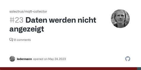 Daten Werden Nicht Angezeigt · Issue 23 · Solectrusmqtt Collector