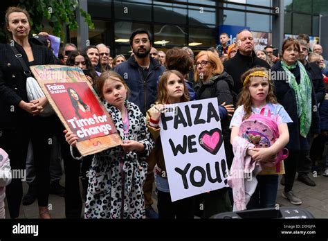 31st May 2024 London Hundreds Of Supporters Attend A Rally In Higham Park Tonight In Support