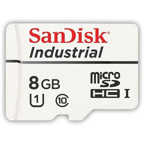 SanDisk Industrial MLC MicroSD SDHC UHS I Class SDSDQAF G I With SanDisk Adapter GB