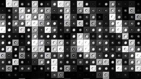 Huge Amount Of Randomly Moving Cubes With Circles Inside Them Seamless