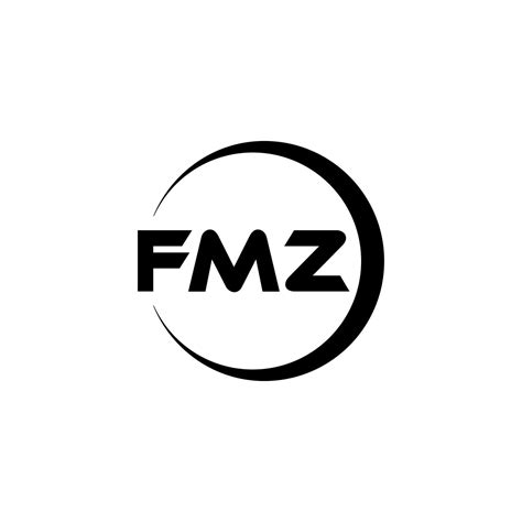Fmz Letter Logo Design In Illustration Vector Logo Calligraphy