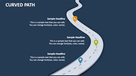 Curved Path PowerPoint And Google Slides Template PPT Slides