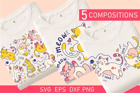 Svg Naughty Cats By Sofiya Art Thehungryjpeg