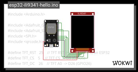 Esp Ili QrCode Ino Wokwi ESP STM Arduino Simulator