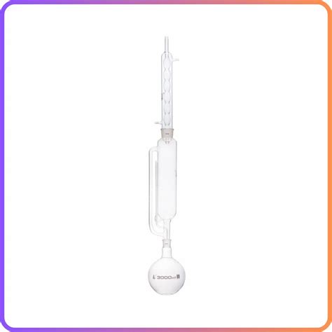 Soxhlet Extraction 3000 Ml Consist Of R B Flask Globular Type Extractor And Double Surface