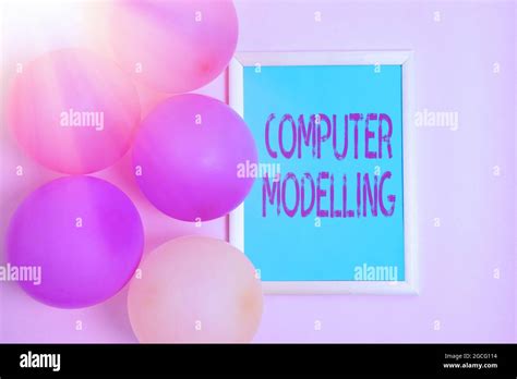 Handwriting Text Computer Modelling Business Showcase Using A Computer To Make A Model Of A