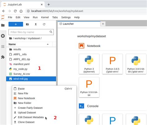 Using The JupyterLab Extension Fairly Toolset Documentation