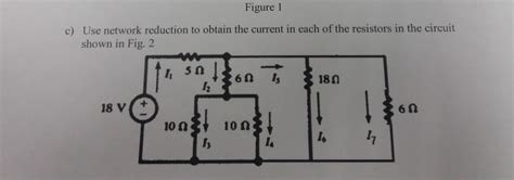 Solved Figure Use Network Reduction To Obtain The Current Chegg