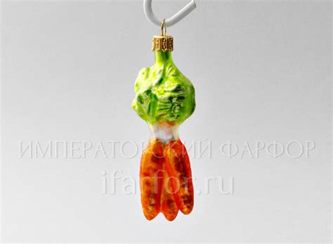 Ёлочные игрушки Фрукты и овощи Купить на официальном сайте Императорский фарфор