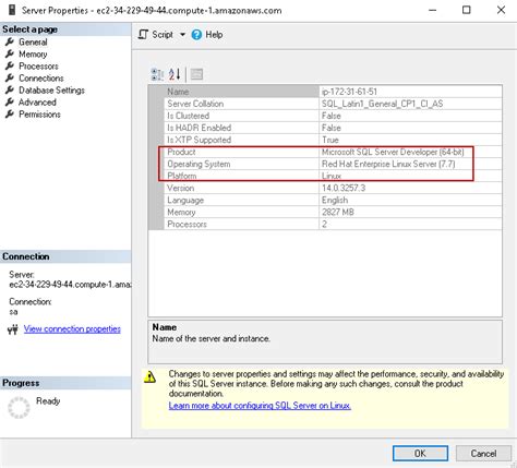 Sql Server Linux Installation For Amazon Ec2 Instance With Red Hat Os