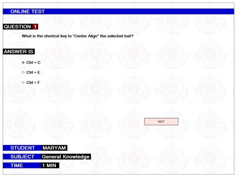mcq s testing software sourcecodester