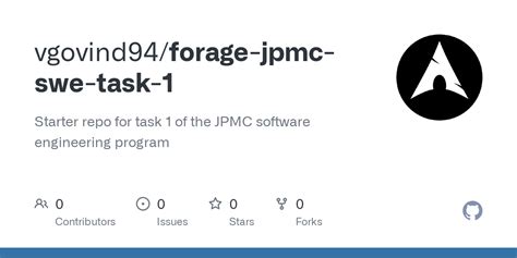 GitHub Vgovind Forage Jpmc Swe Task Starter Repo For Task Of The JPMC Software