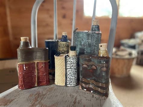 Pottery Class Hand Built Flask Mckenzie Lakes Orchard Burnett County