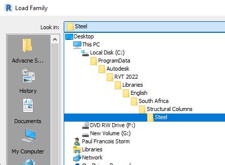 Autodesk Revit Advance Steel Export Micrographics