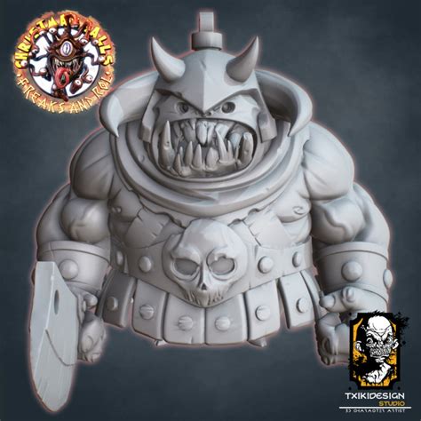 3d Printable Ork Christmas Balls Freakandrol By Javier Txiki Tejedor