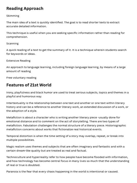 Reading Approach Pdf