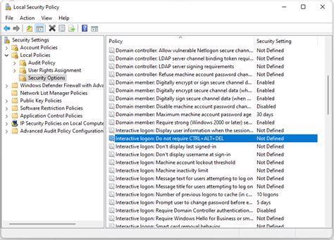 Enable Disable Ctrl Alt Delete Secure Sign In On Windows 11 Minitool