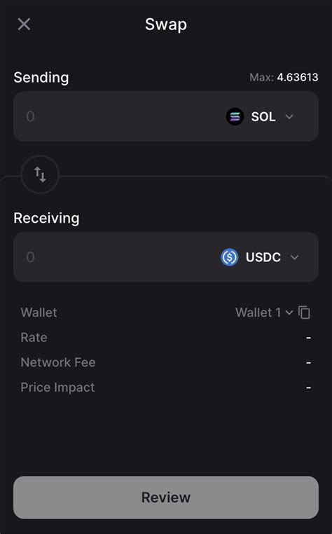 Update Top Background Of Swap Screen In Dark Mode · Issue 2564 · Coral