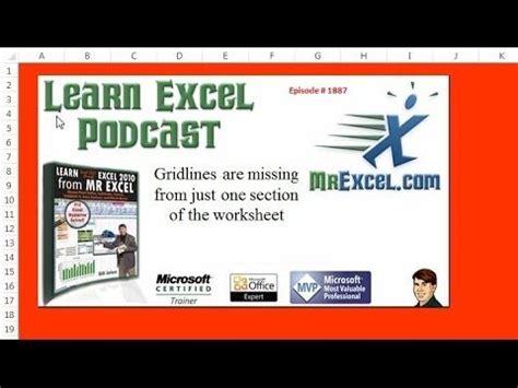 How To Change Excel Gridline Color Video Microsoft Excel Tutorial