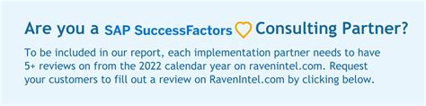 Guide To Top Sap Successfactors Implementation Partners Raven Intelligence