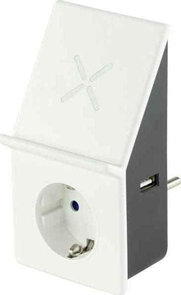 REV USB Charge Adapter With Wireless Charging X Socket Pris