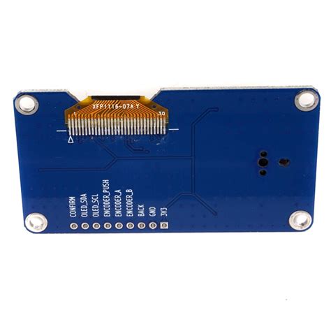 Wyświetlacz Oled 13 Sh1106 I2c Biały Z Enkoderem I Przyciskami Panel Sterowania