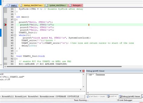 Solved Debugging With Itm Not Working With Swv In Stm32cu Stmicroelectronics Community