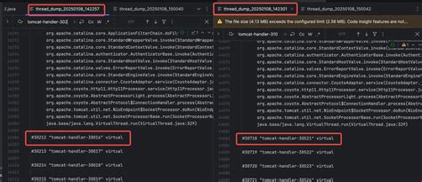 java 21 virtual threads performance degradation when running a