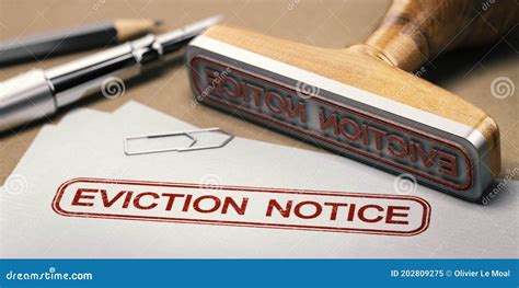 Eviction Notice Form Notice To Vacate Form Eviction Credit Vector Stock Illustration