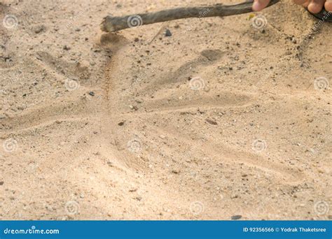 Writing On Soil Background Stock Photo Image Of Nature