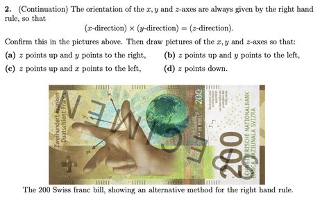 Solved Continuation The Orientation Of The X Y And Chegg