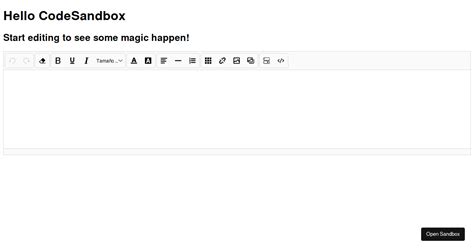 quill table examples codesandbox
