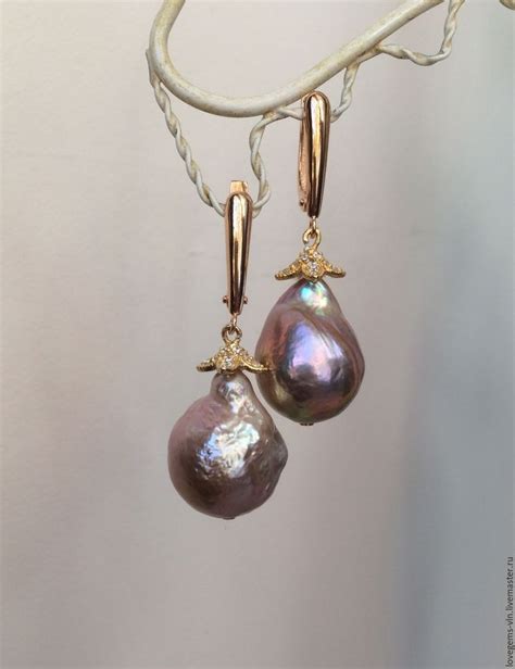 Колье бусы ручной работы Комплект украшений из барочного жемчуга Касуми лайк НЕПОГОДА Дамское