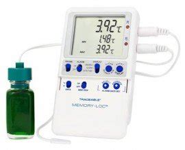 Traceable Memory Loc Datalogging Thermometer With Bottle And Bullet Probe To F