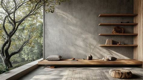 Exploring The Simplicity And Beauty Of Normalist Architecture In A Sunlit Room With A Large