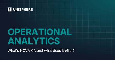Operational Analytics Unisphere