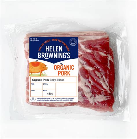 Organic Pork Belly Slices Buy Online Helen Brownings Shop